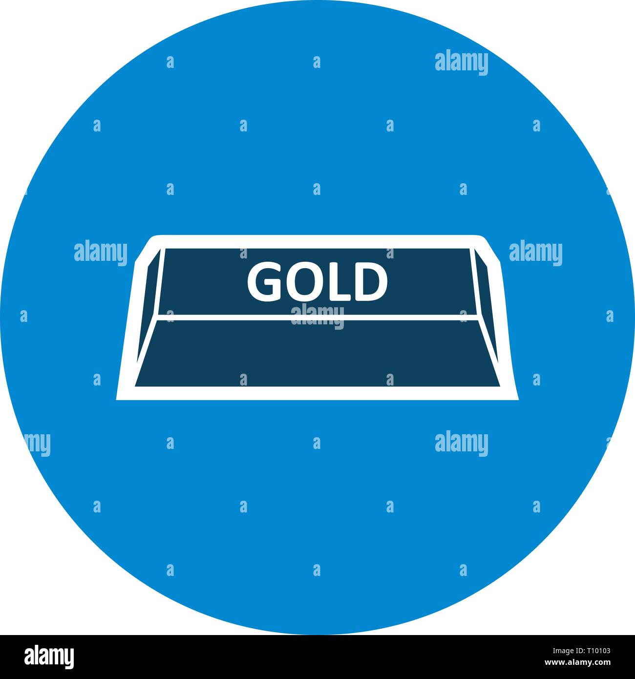 Illustration Gold Icon Stock Photo - Alamy