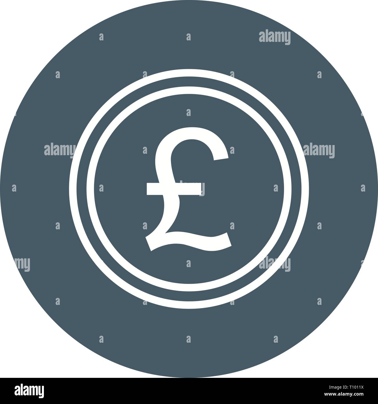Illustration Pound Icon Stock Photo - Alamy