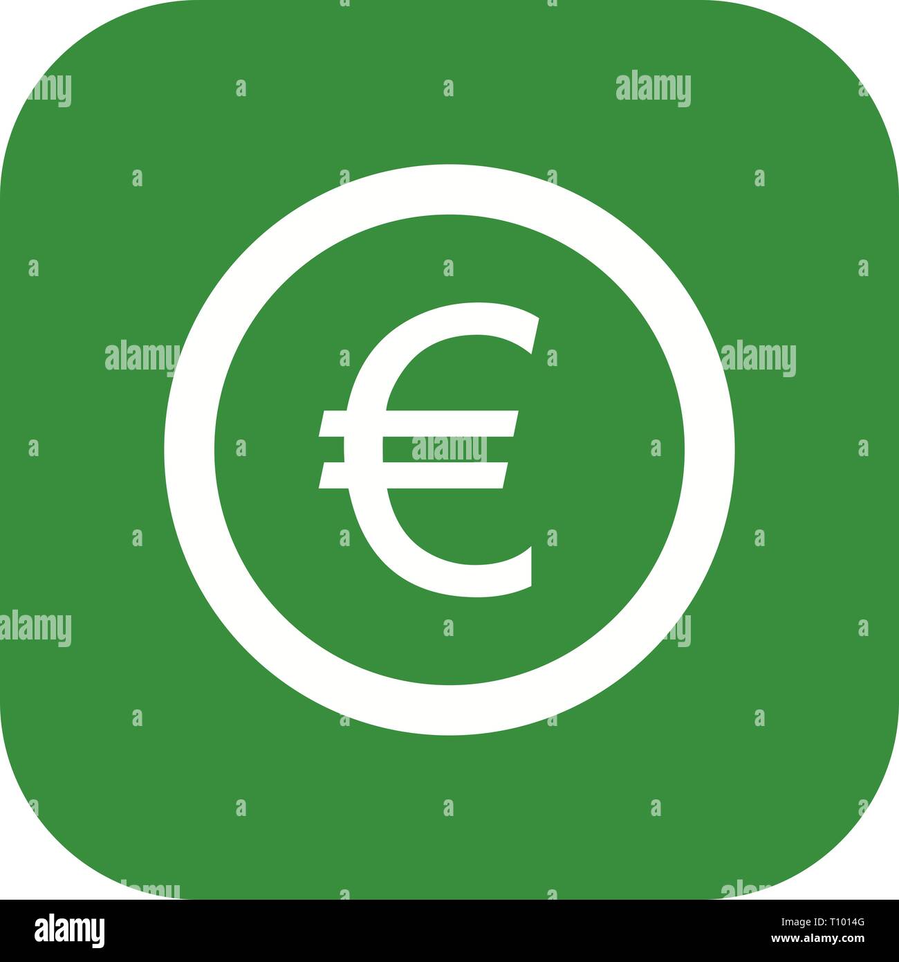 1 euro vector hi-res stock photography and images - Alamy
