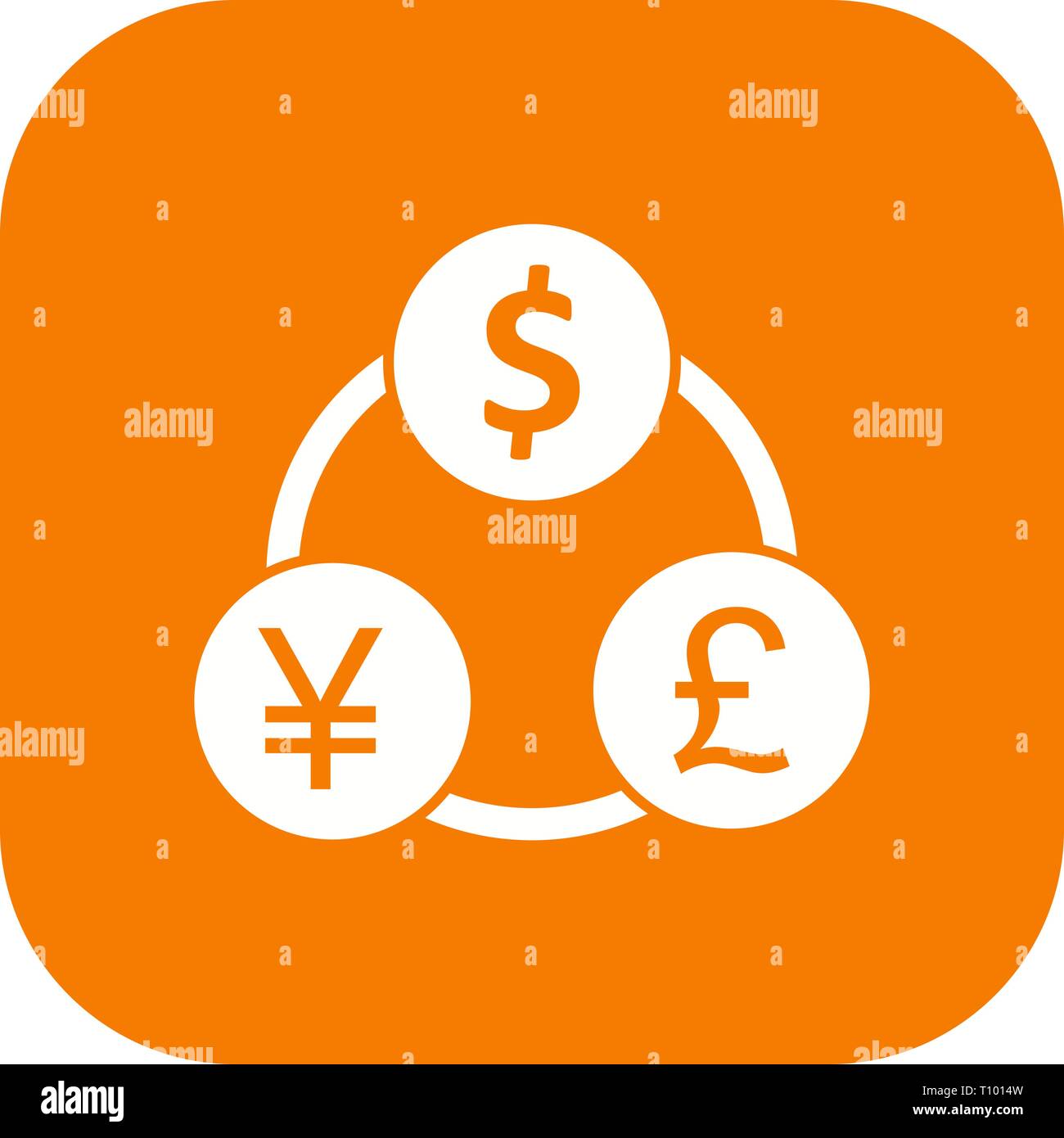 Illustration Money Flow Icon Stock Photo - Alamy
