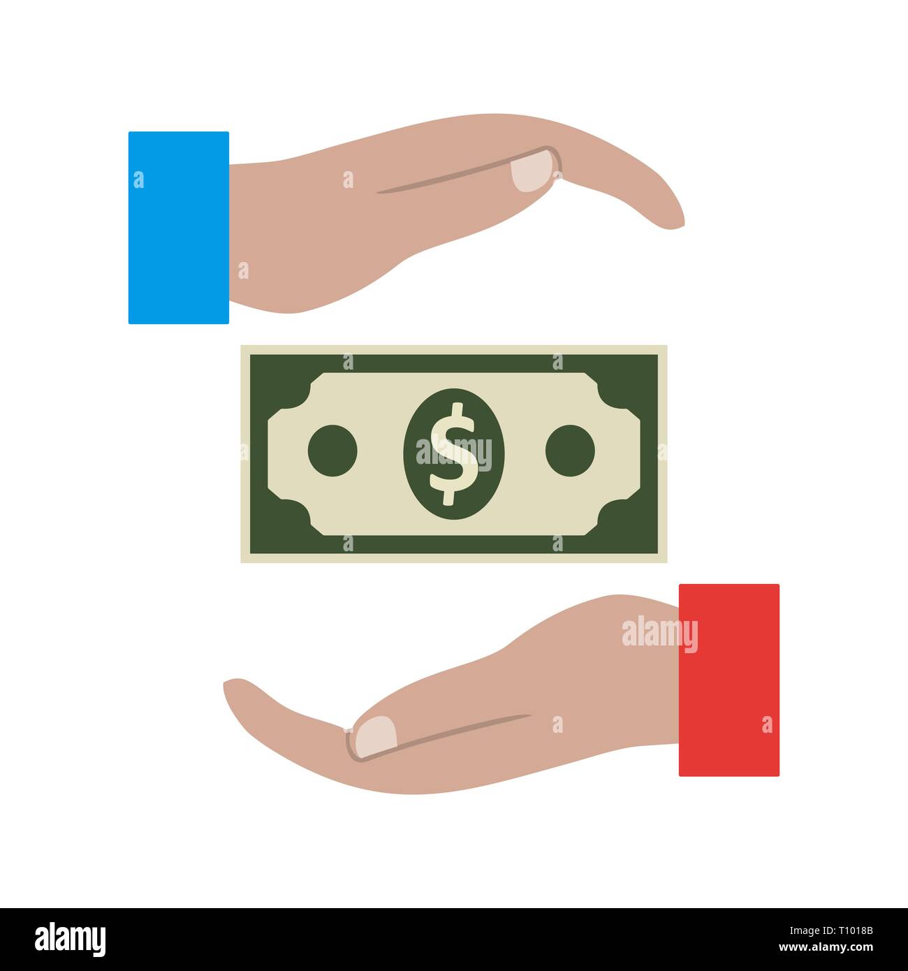 Illustration Bribe Icon Stock Photo - Alamy