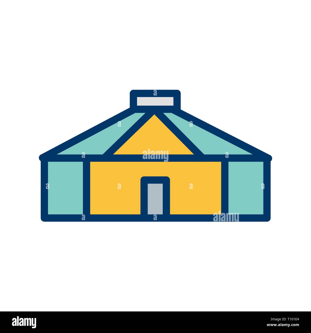 Yurt icon Cut Out Stock Images & Pictures - Alamy