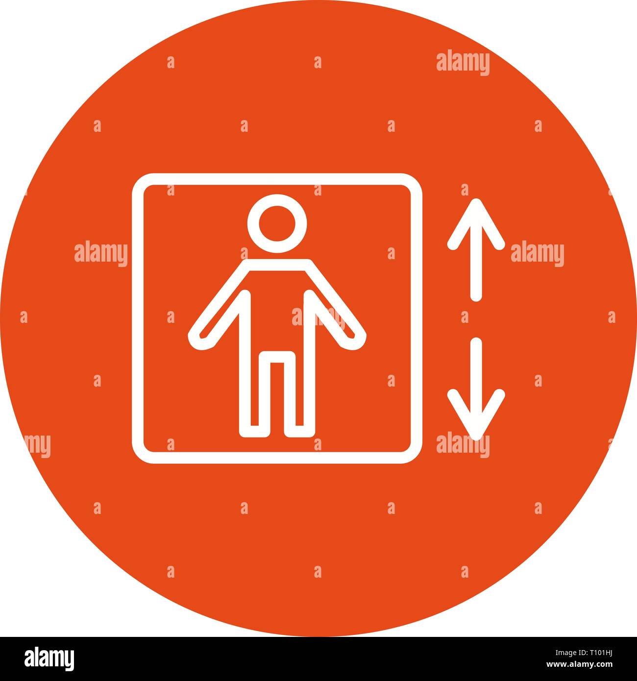 Illustration Lift Icon Stock Photo - Alamy