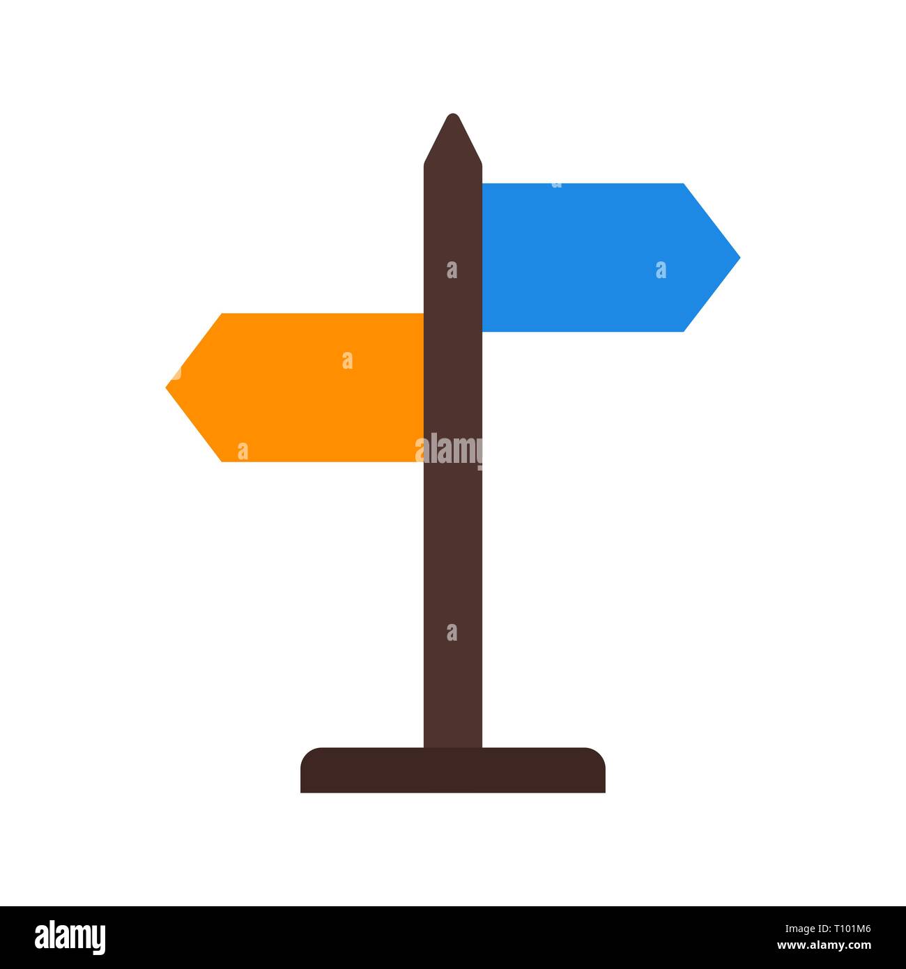 Illustration Directions Icon Stock Photo - Alamy