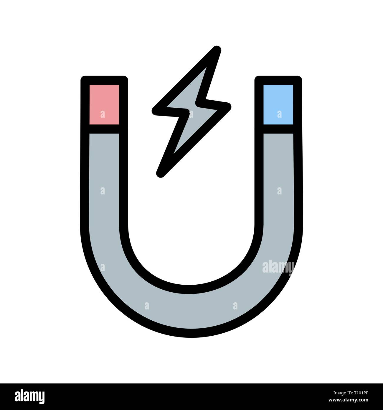 Vector Magnet Icon Stock Photo - Alamy