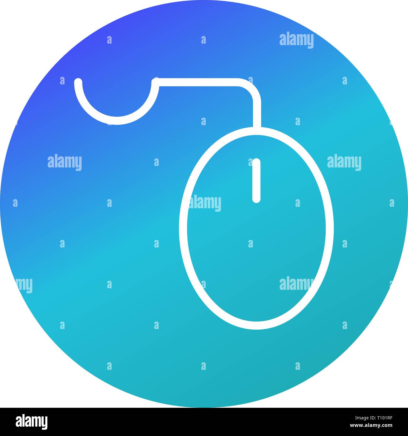 Vector Mouse Icon Stock Photo - Alamy