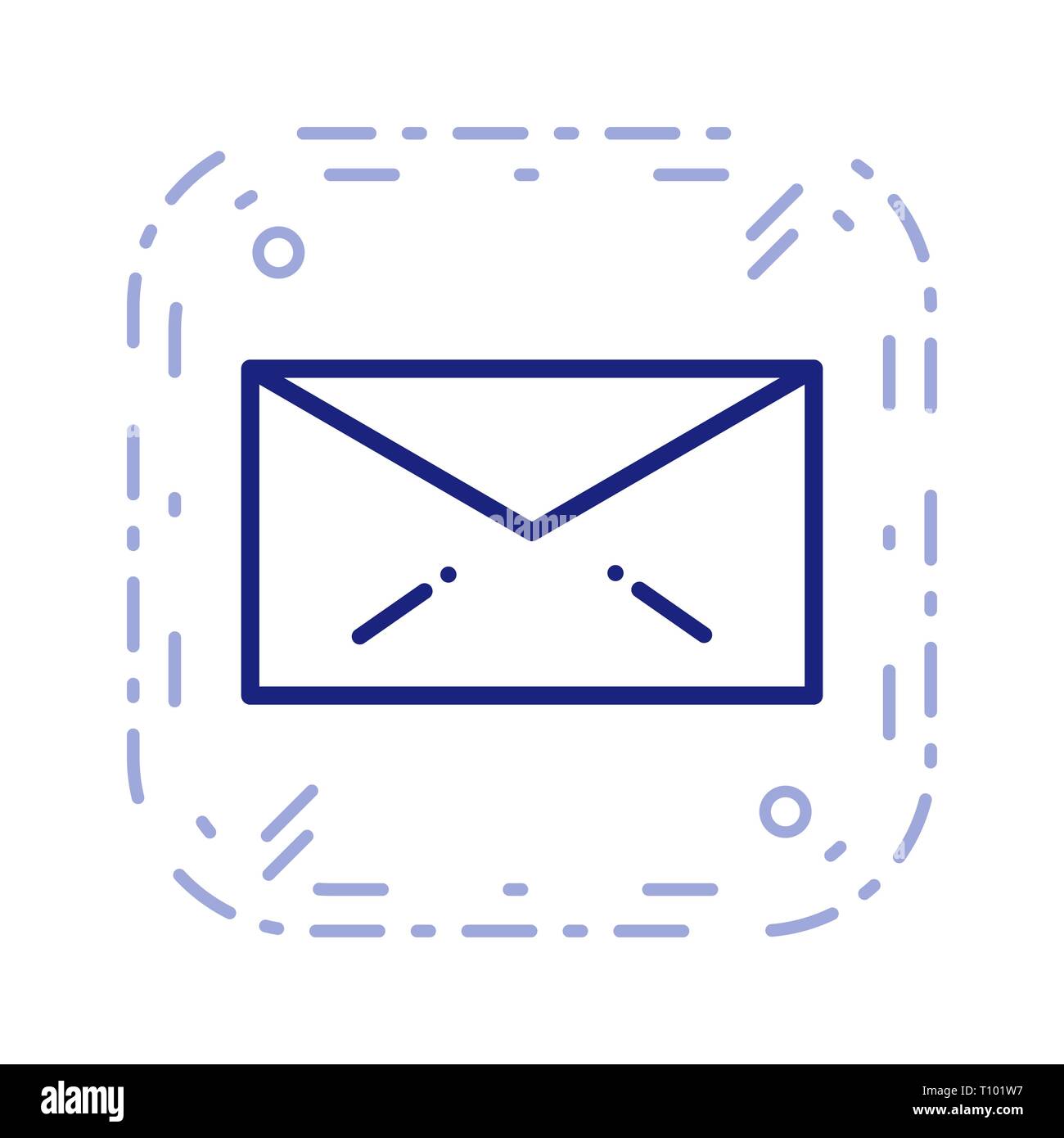 Vector Email Icon Stock Photo - Alamy
