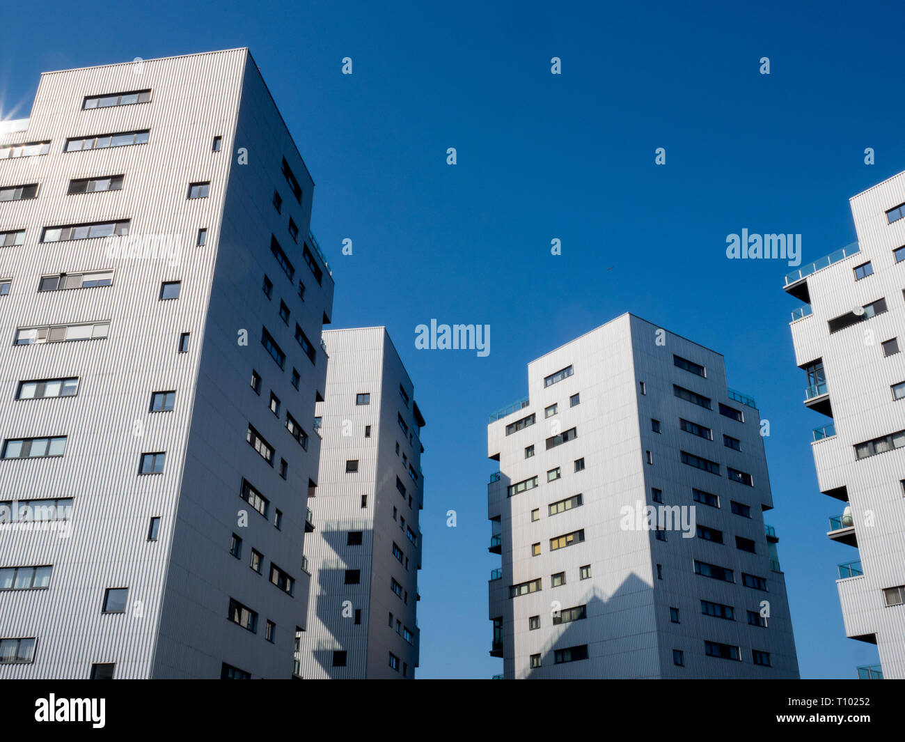 Residential tower blocks Stock Photo - Alamy