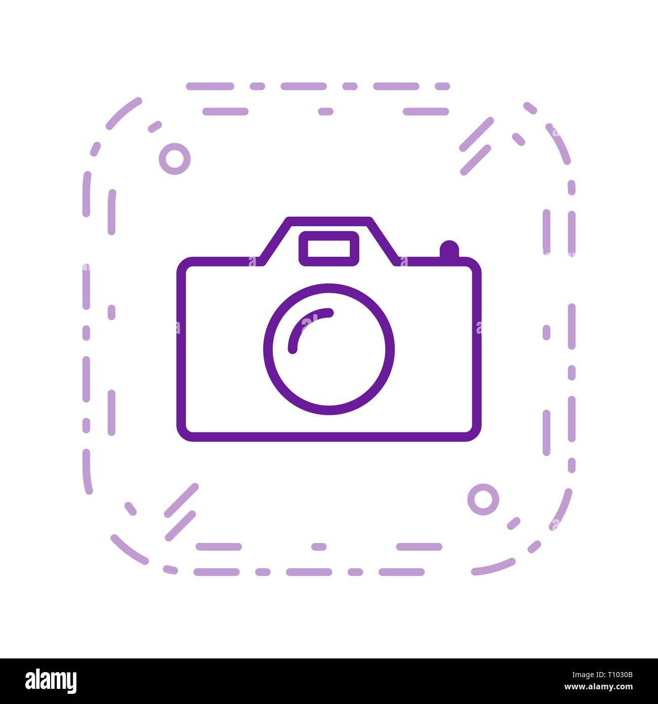 Illustration Camera Icon Stock Photo - Alamy