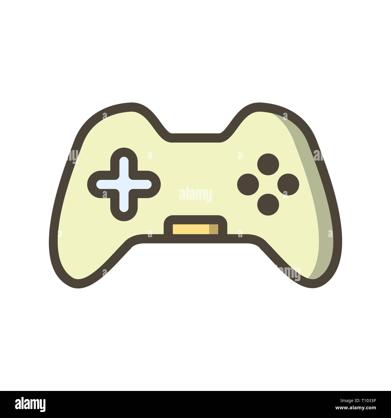 Illustration Control Pad Icon Stock Photo - Alamy