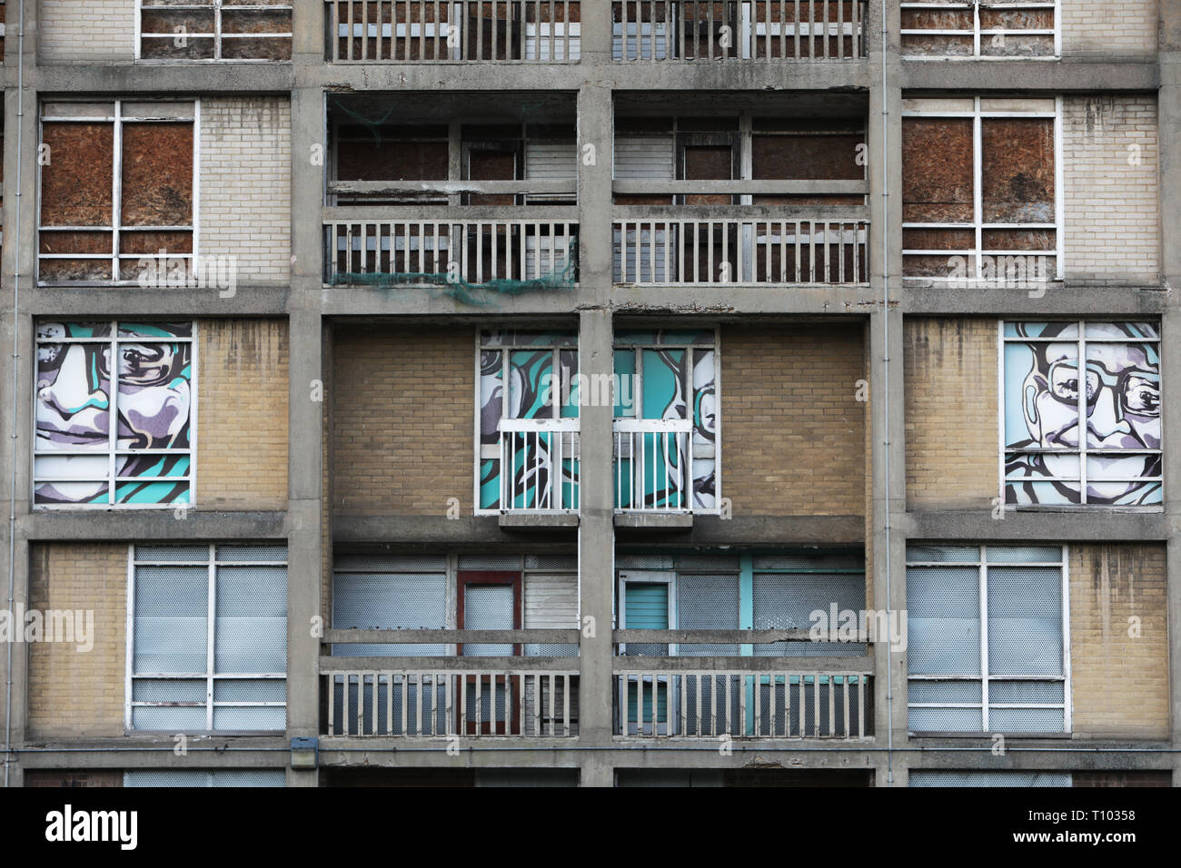 Park Hill Flats, Sheffield Stock Photo - Alamy