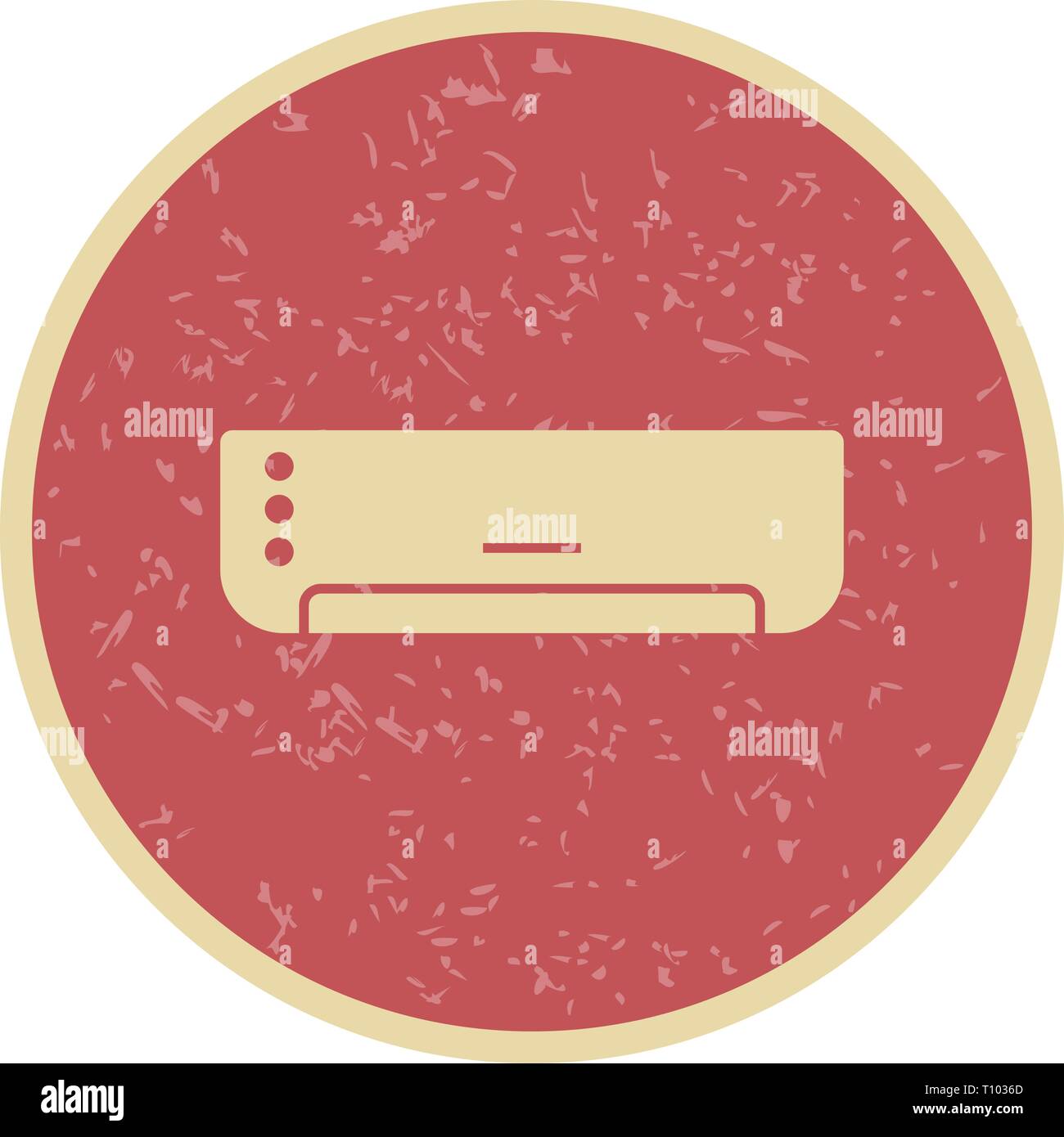 Illustration AC Icon Stock Photo - Alamy