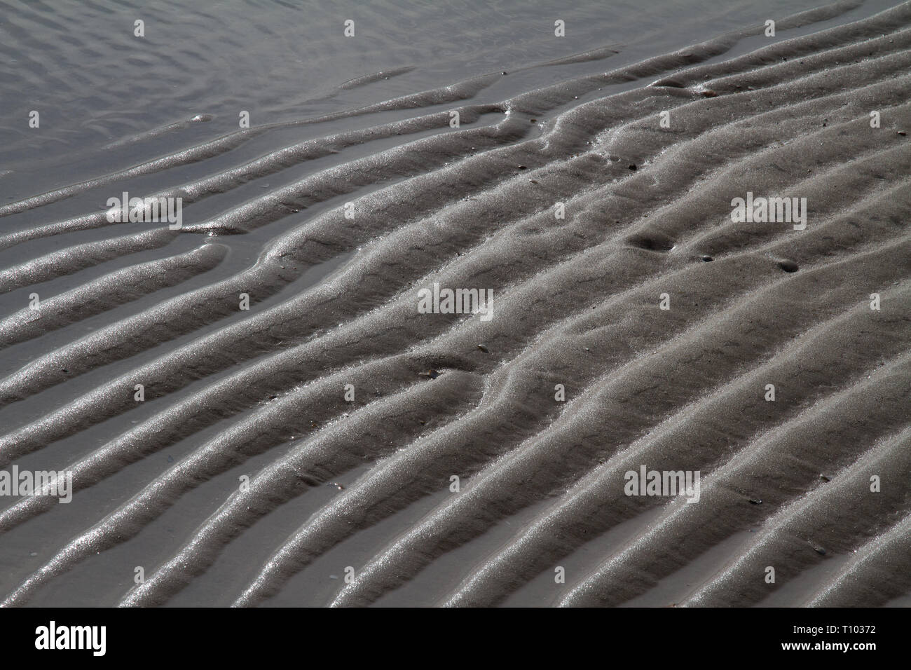 Sand structure on the beach hi-res stock photography and images - Alamy
