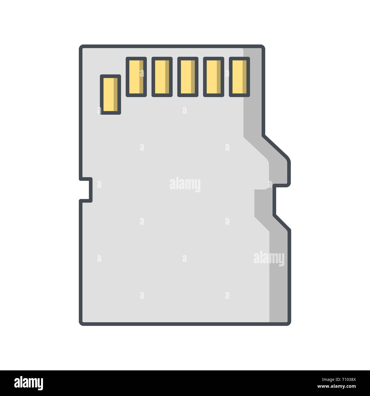 Illustration Memory Card Icon Stock Photo - Alamy Illustration Memory Card Icon Stock Photo - Alamy