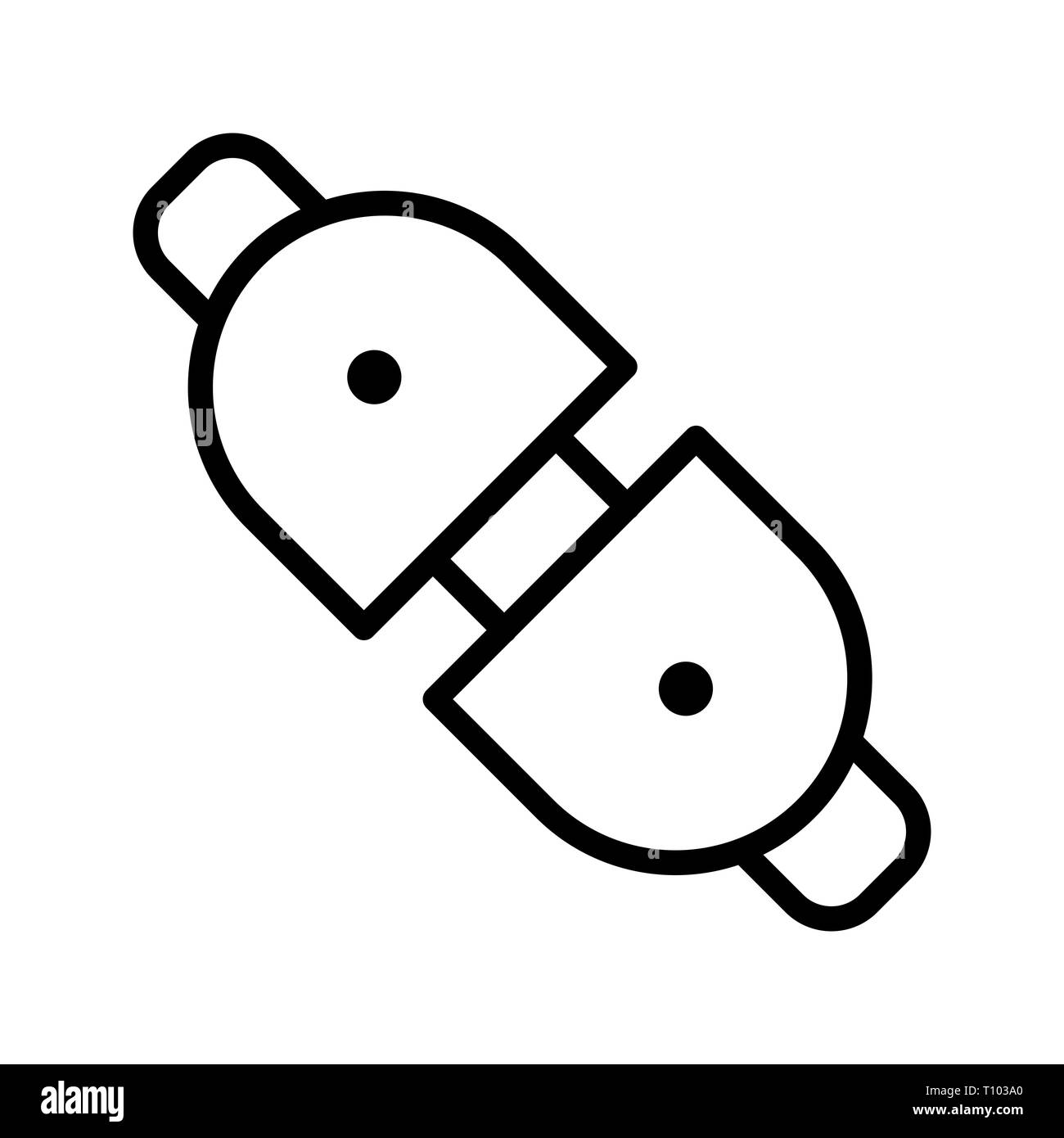 Illustration Plug Connector Icon Stock Photo - Alamy
