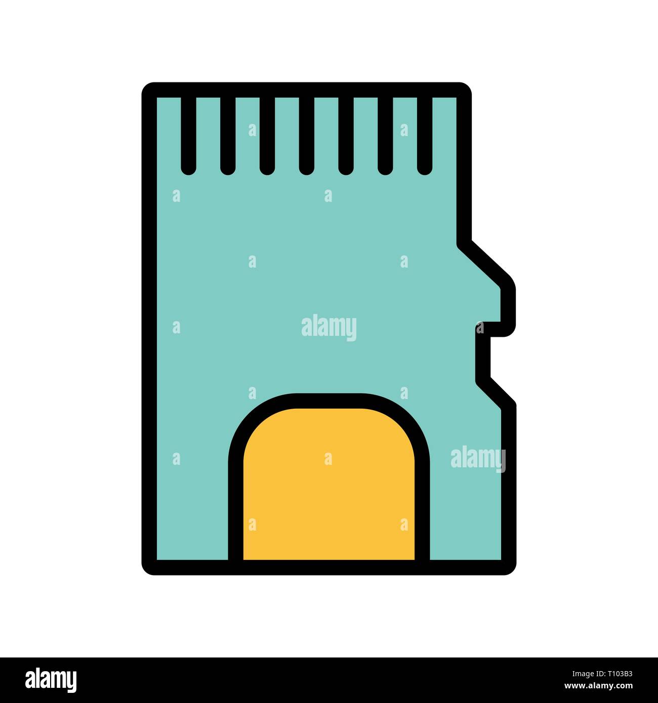 Illustration Memory Card Icon Stock Photo - Alamy Illustration Memory Card Icon Stock Photo - Alamy