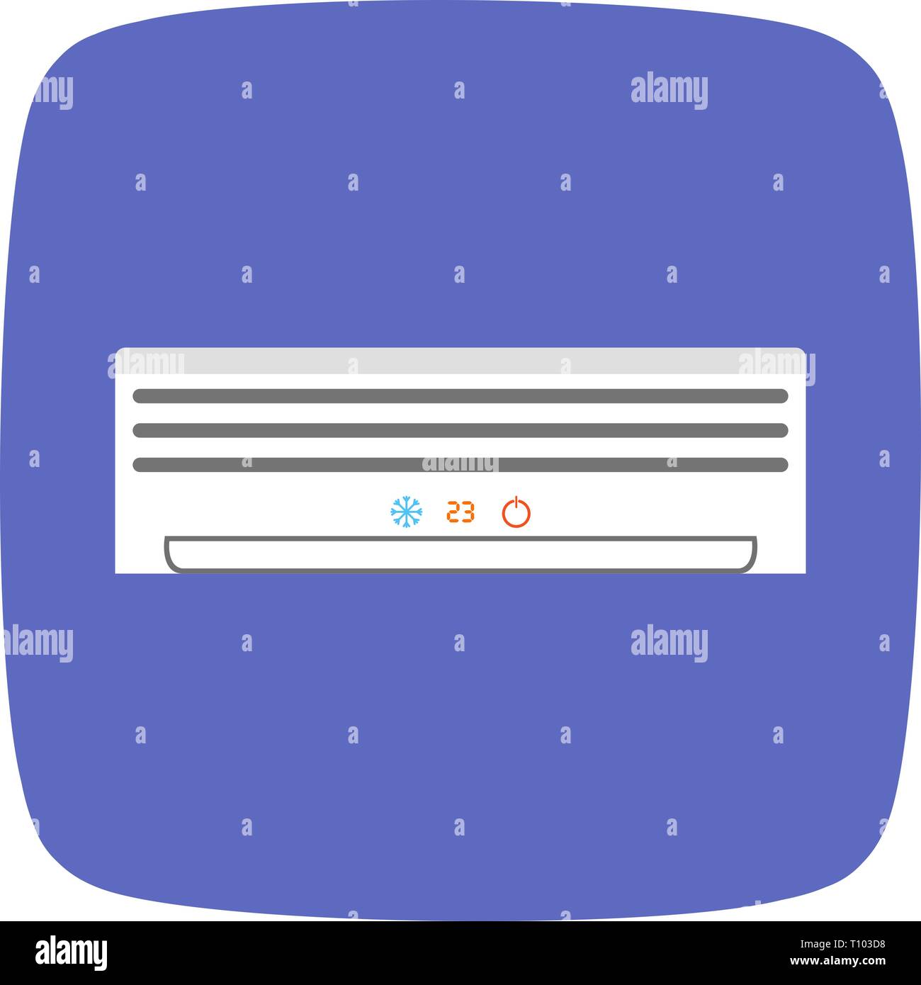 Illustration AC Icon Stock Photo - Alamy