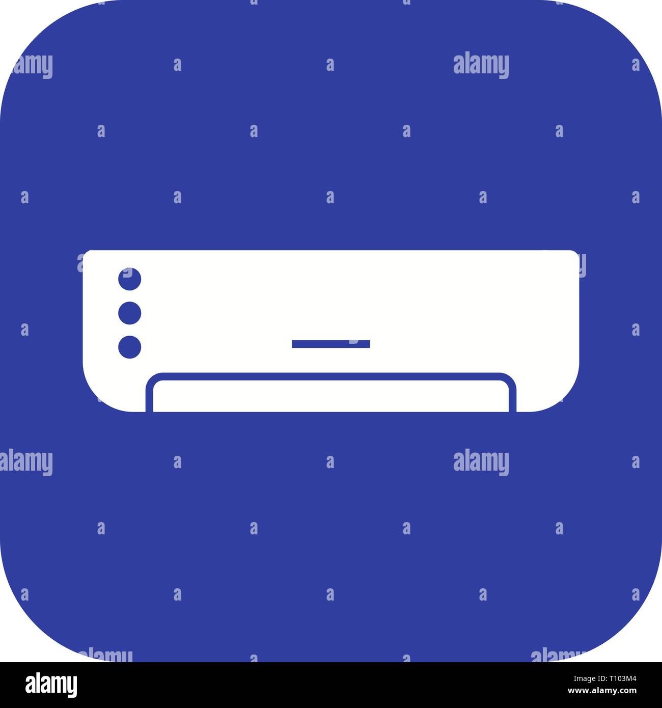 Illustration AC Icon Stock Photo - Alamy