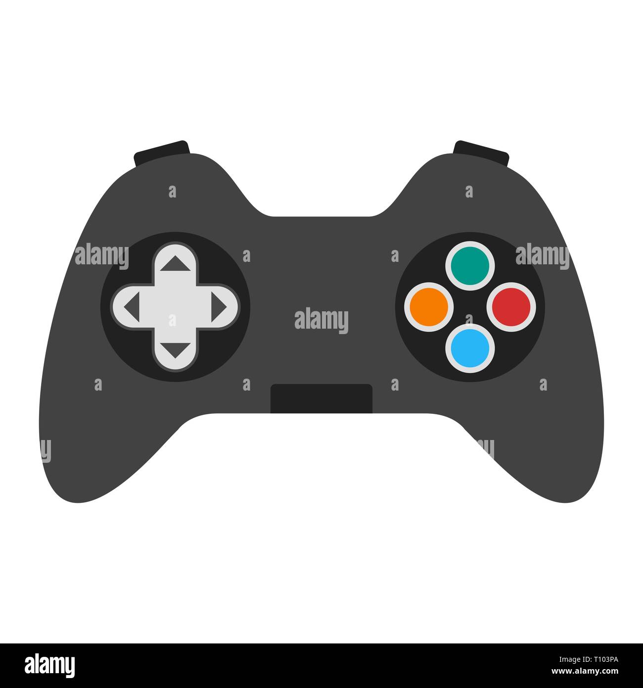 Illustration Control Pad Icon Stock Photo - Alamy