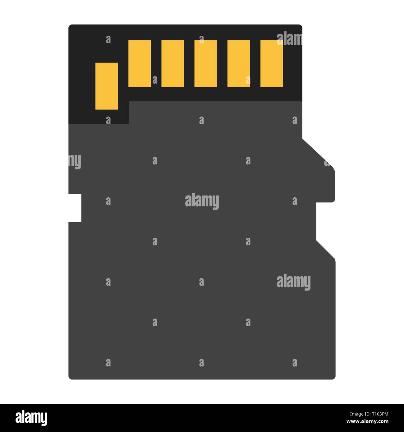 Illustration Memory Card Icon Stock Photo - Alamy Illustration Memory Card Icon Stock Photo - Alamy