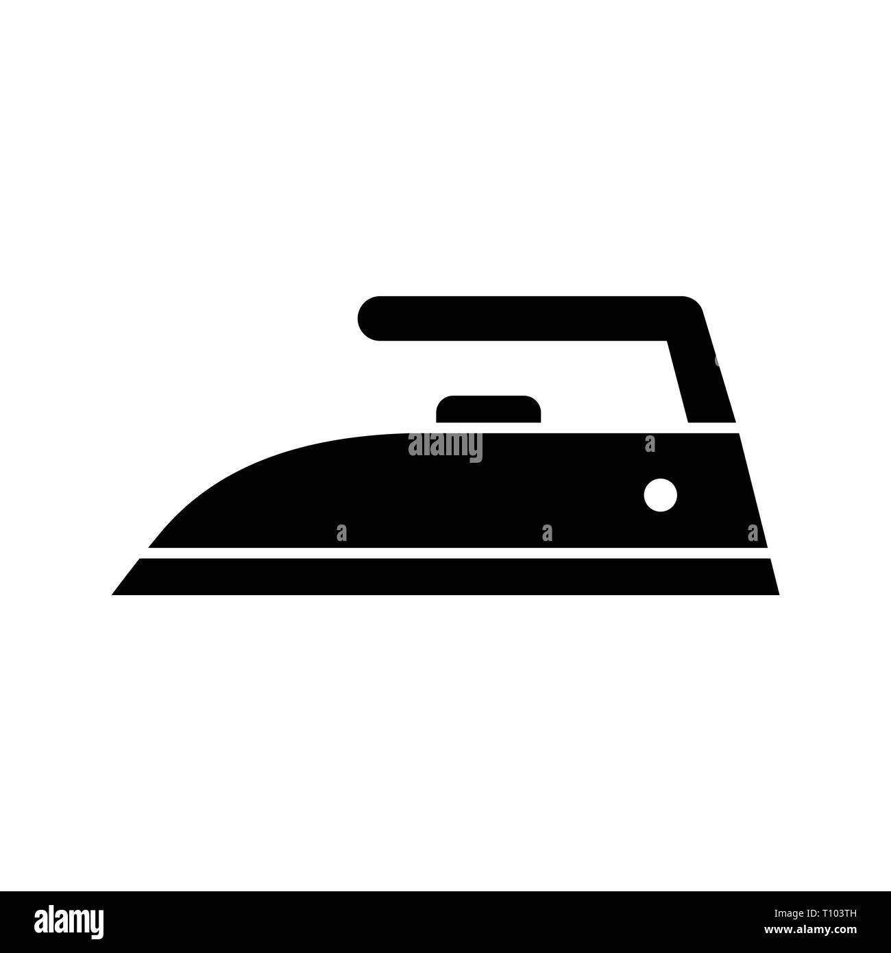 Illustration Iron Icon Stock Photo - Alamy