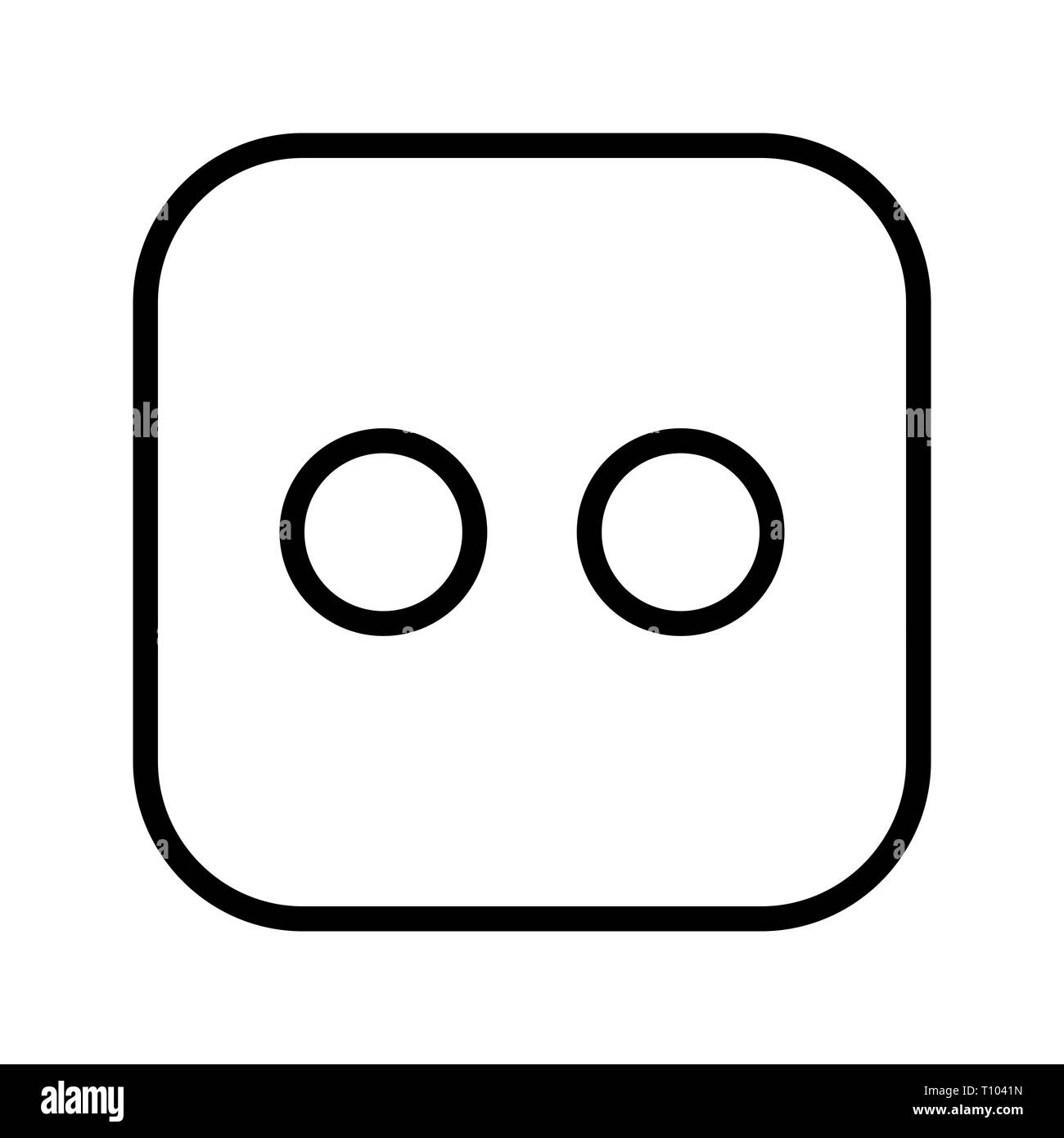 Two dice 2 dice Black and White Stock Photos & Images - Alamy