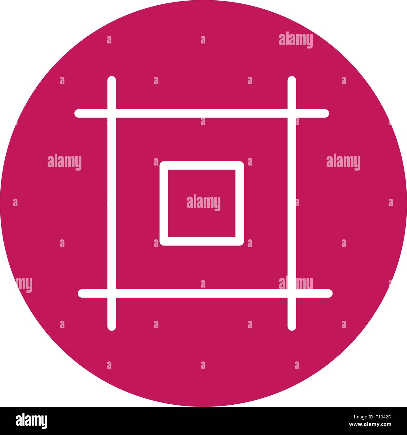 Illustration Layout Icon Stock Photo - Alamy
