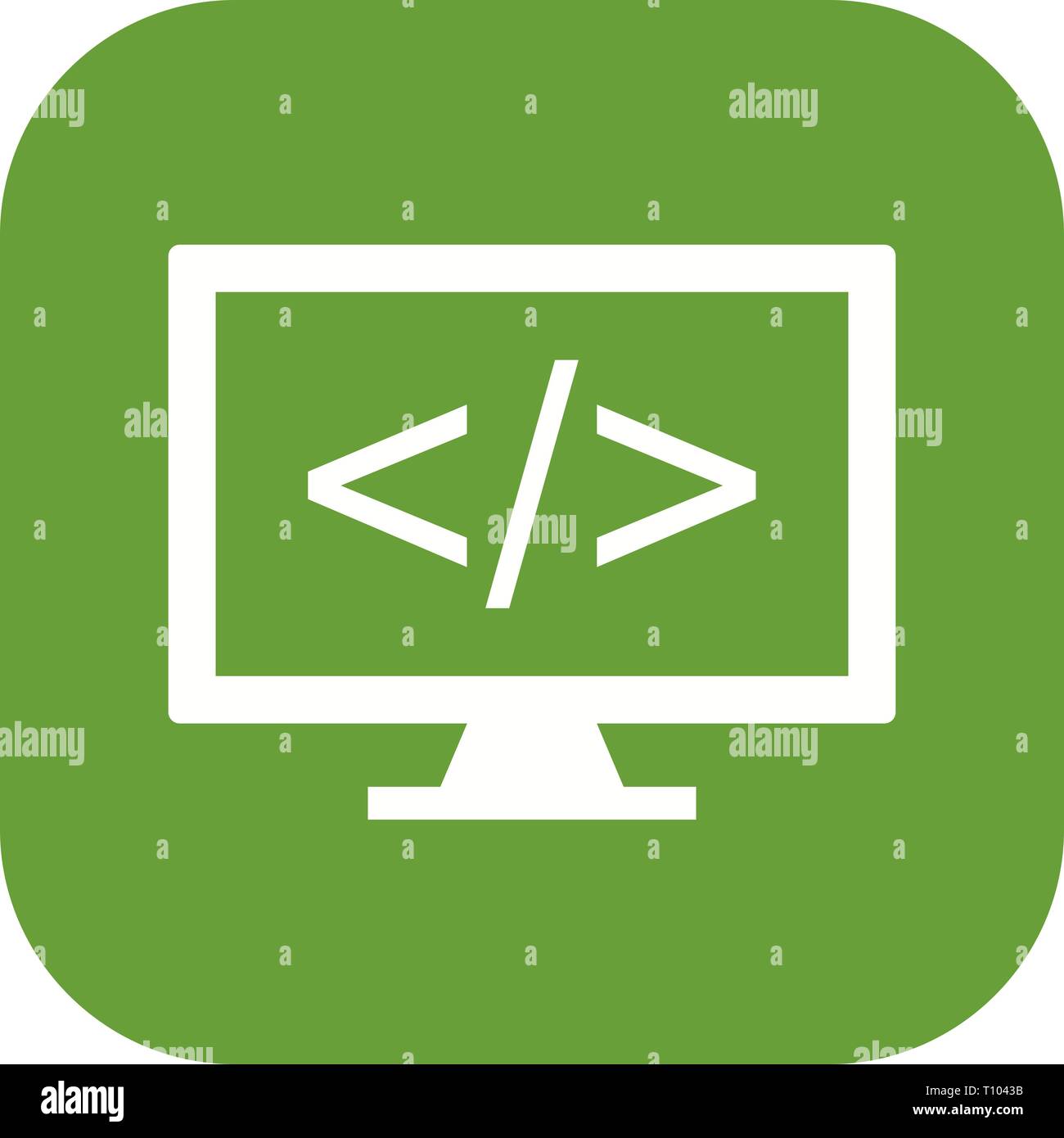 Illustration Programming Icon Stock Photo - Alamy