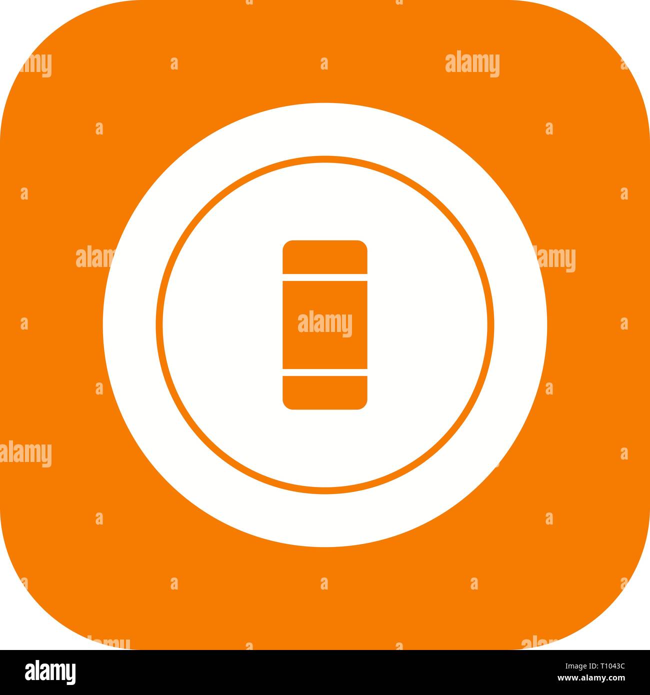 Illustration Cricket Ground Icon Stock Photo - Alamy