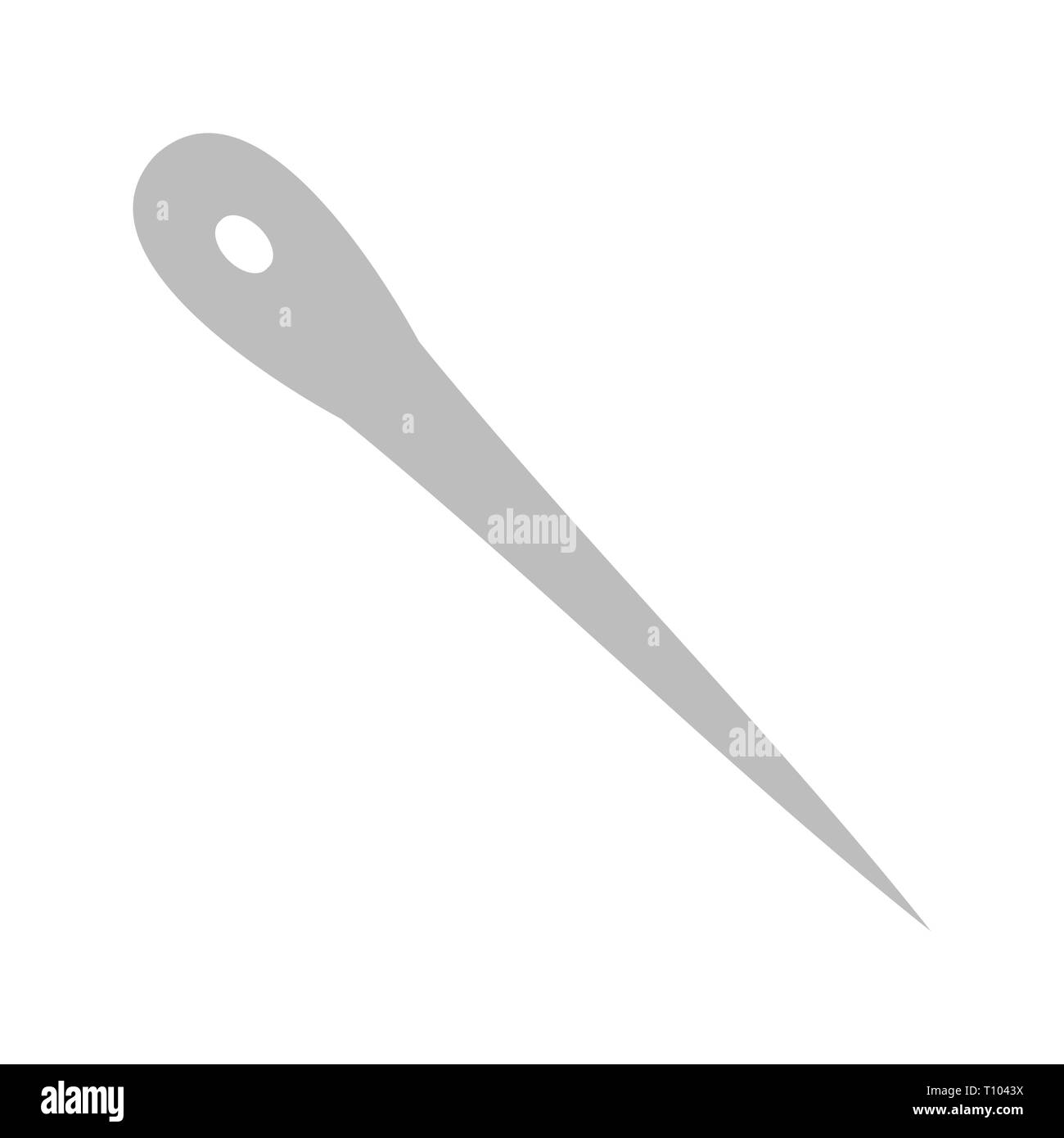 Illustration Needle Icon Stock Photo - Alamy