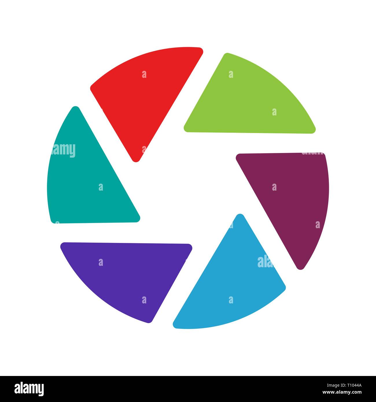 Illustration Shutter Icon Stock Photo - Alamy