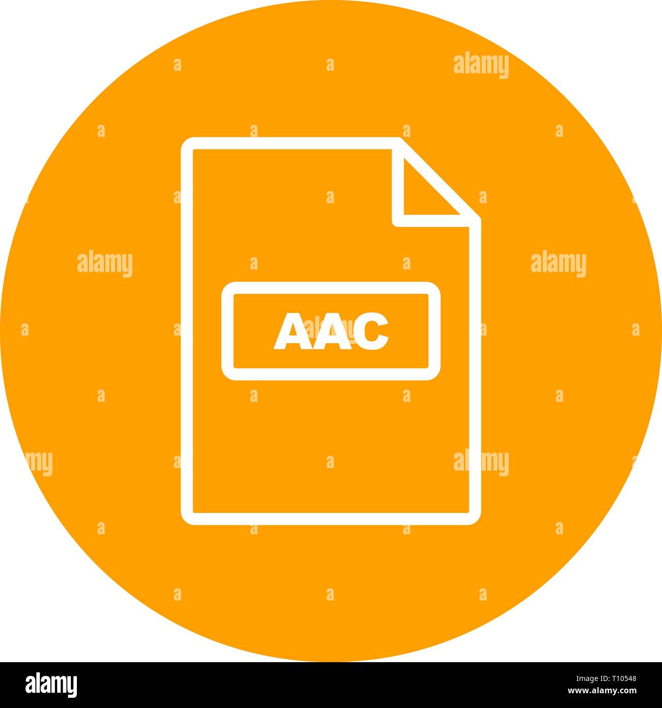 Illustration AAC Icon Stock Photo - Alamy