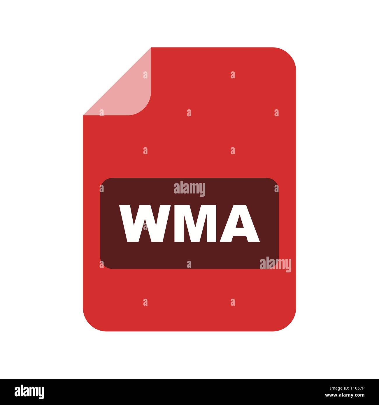 Illustration WMA Icon Stock Photo - Alamy