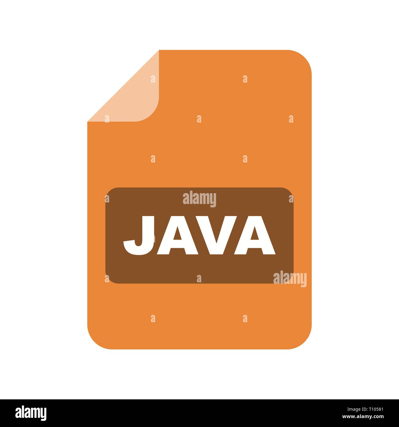 Illustration JAVA Icon Stock Photo - Alamy