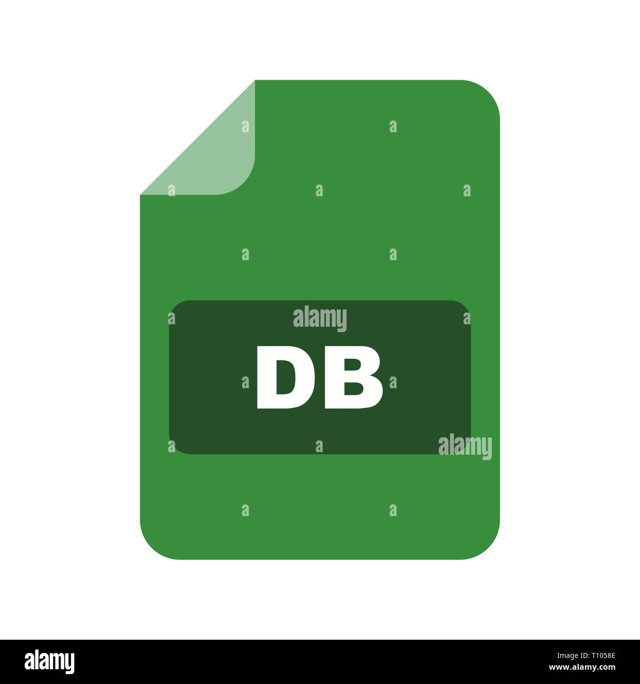 Illustration DB Icon Stock Photo - Alamy