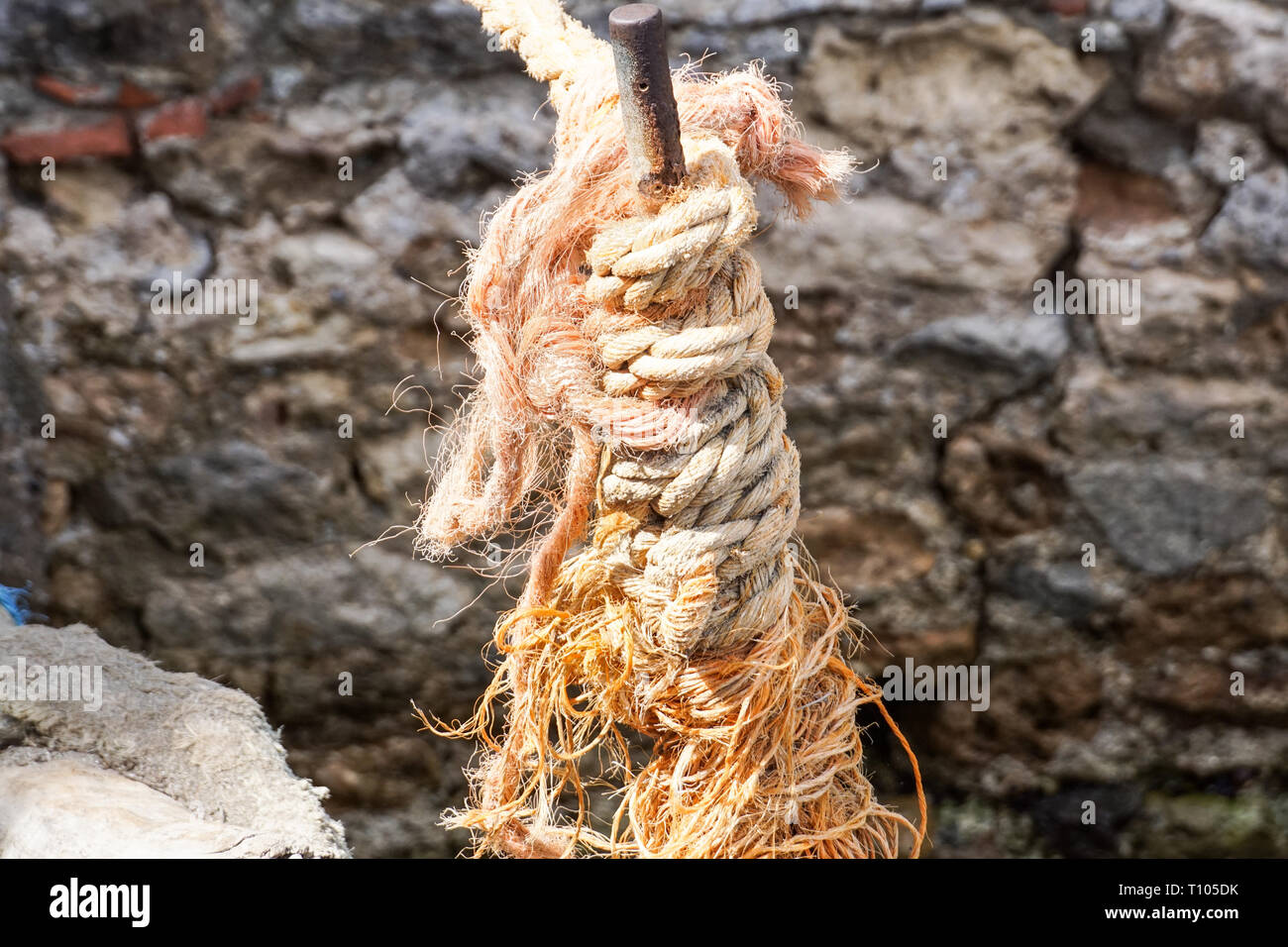 cord rope nautical cable like strong connection concept background ...