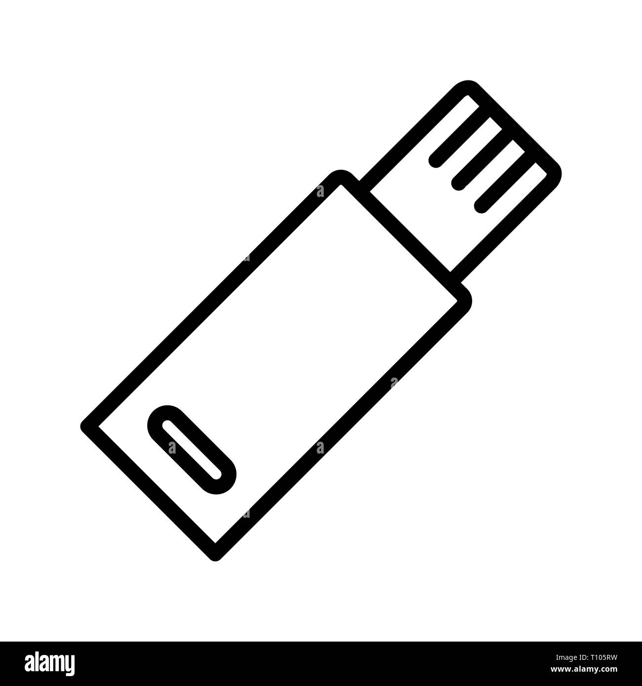 Illustration Usb Icon Stock Photo - Alamy