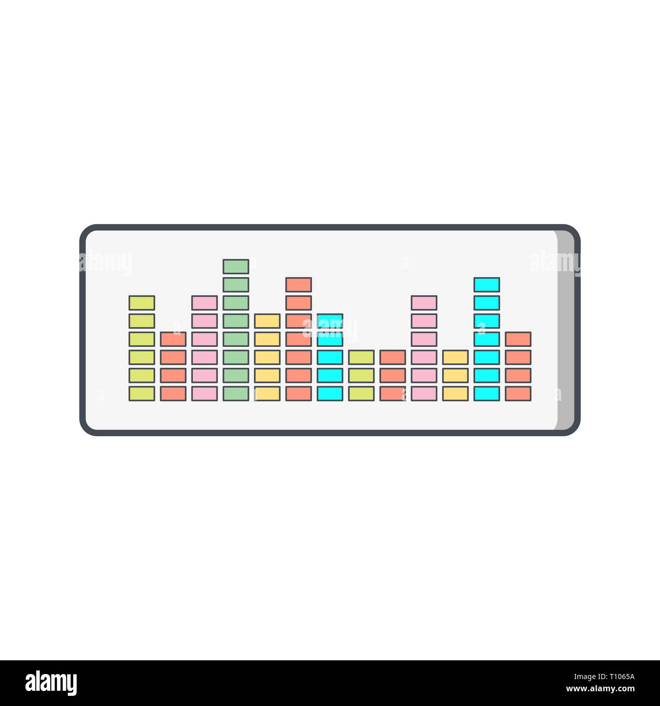 Sound waves 1 Cut Out Stock Images & Pictures - Alamy