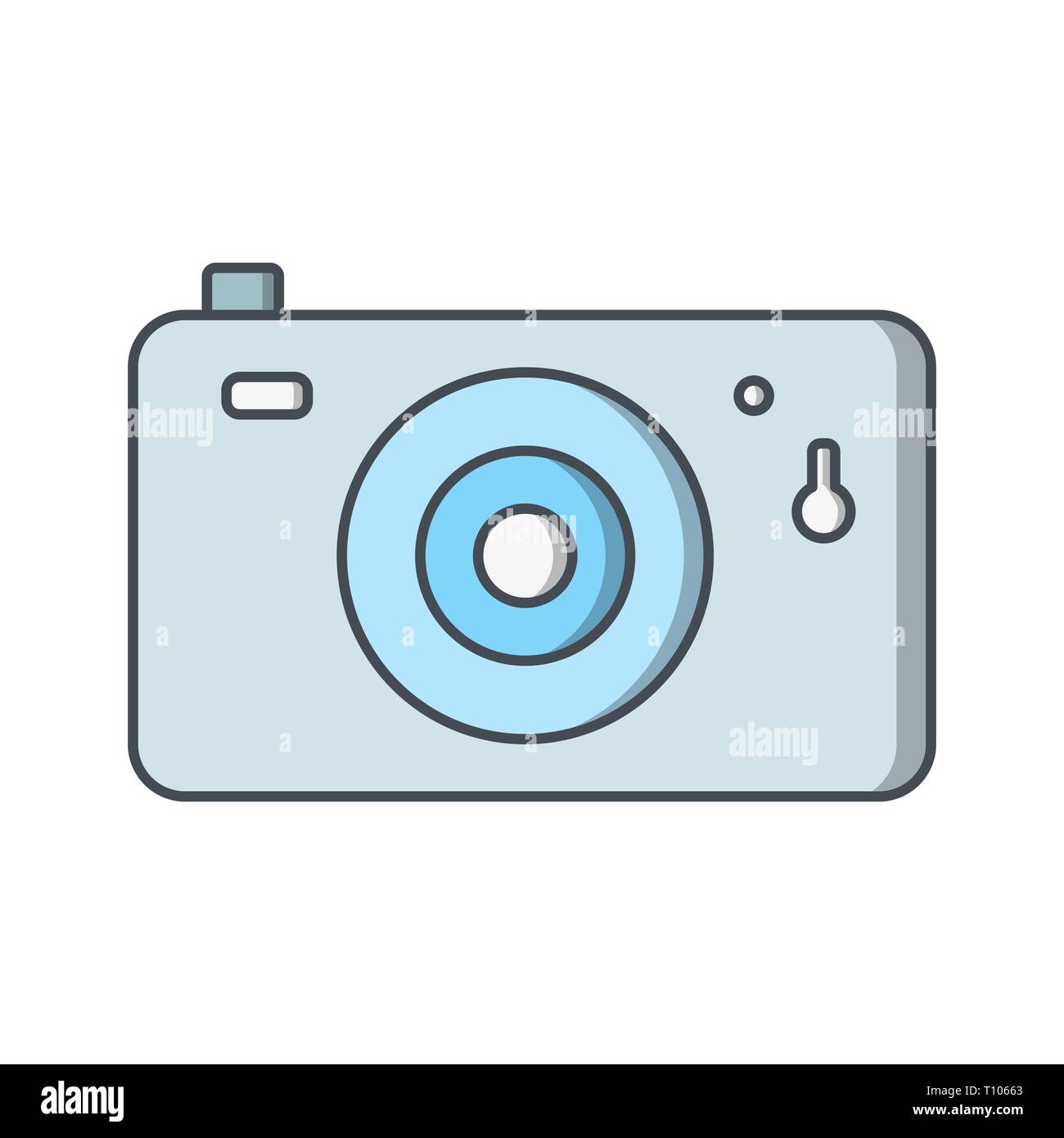 Illustration Camera Icon Stock Photo - Alamy