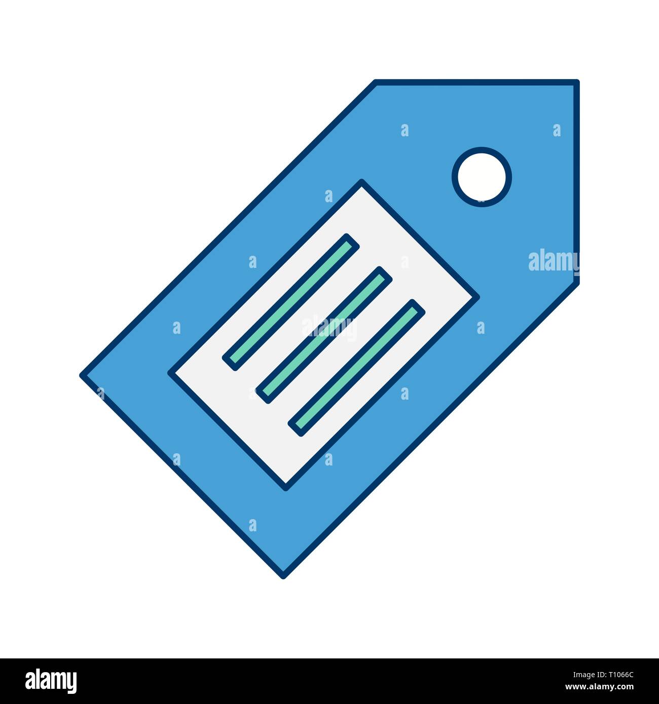 Illustration Tag Icon Stock Photo - Alamy