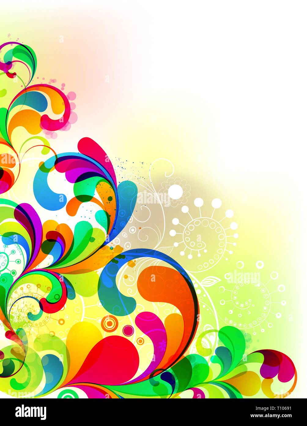 Colourful Corner Designs For Cards