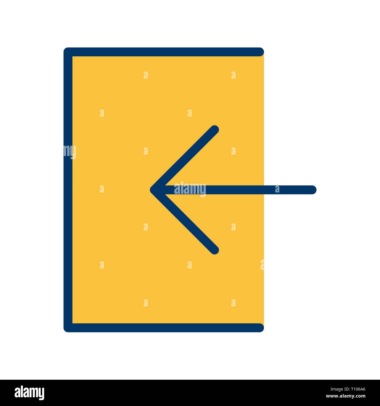 Illustration Sign In Icon Stock Photo - Alamy