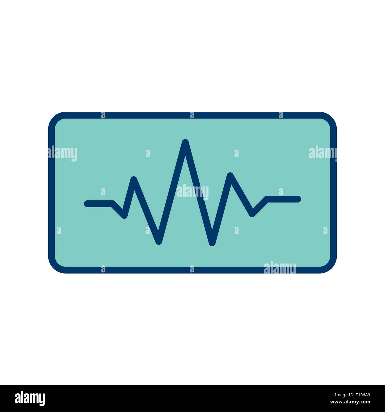 Sound waves 1 Cut Out Stock Images & Pictures - Alamy