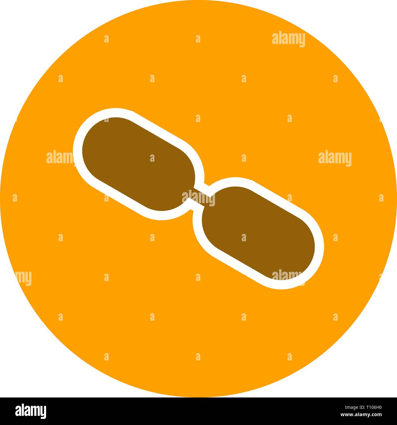 Illustration Link Sign Icon Stock Photo - Alamy