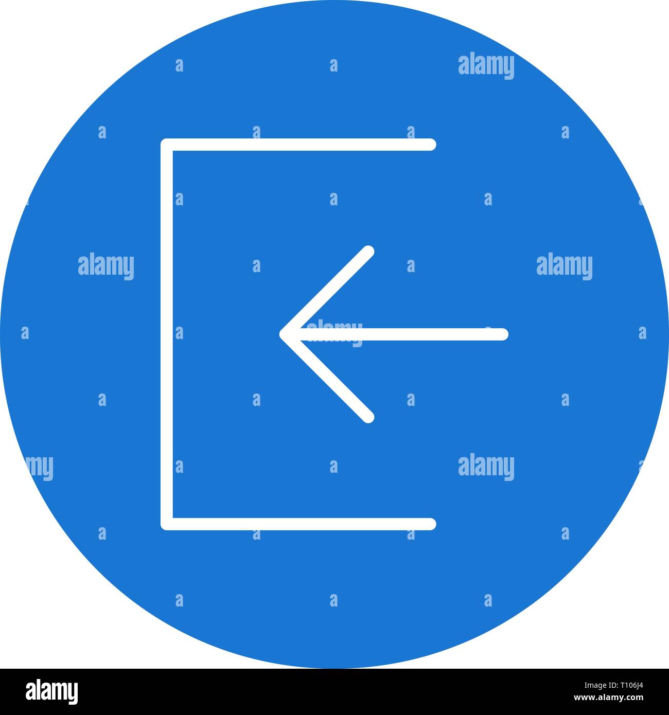 Illustration Sign In Icon Stock Photo - Alamy