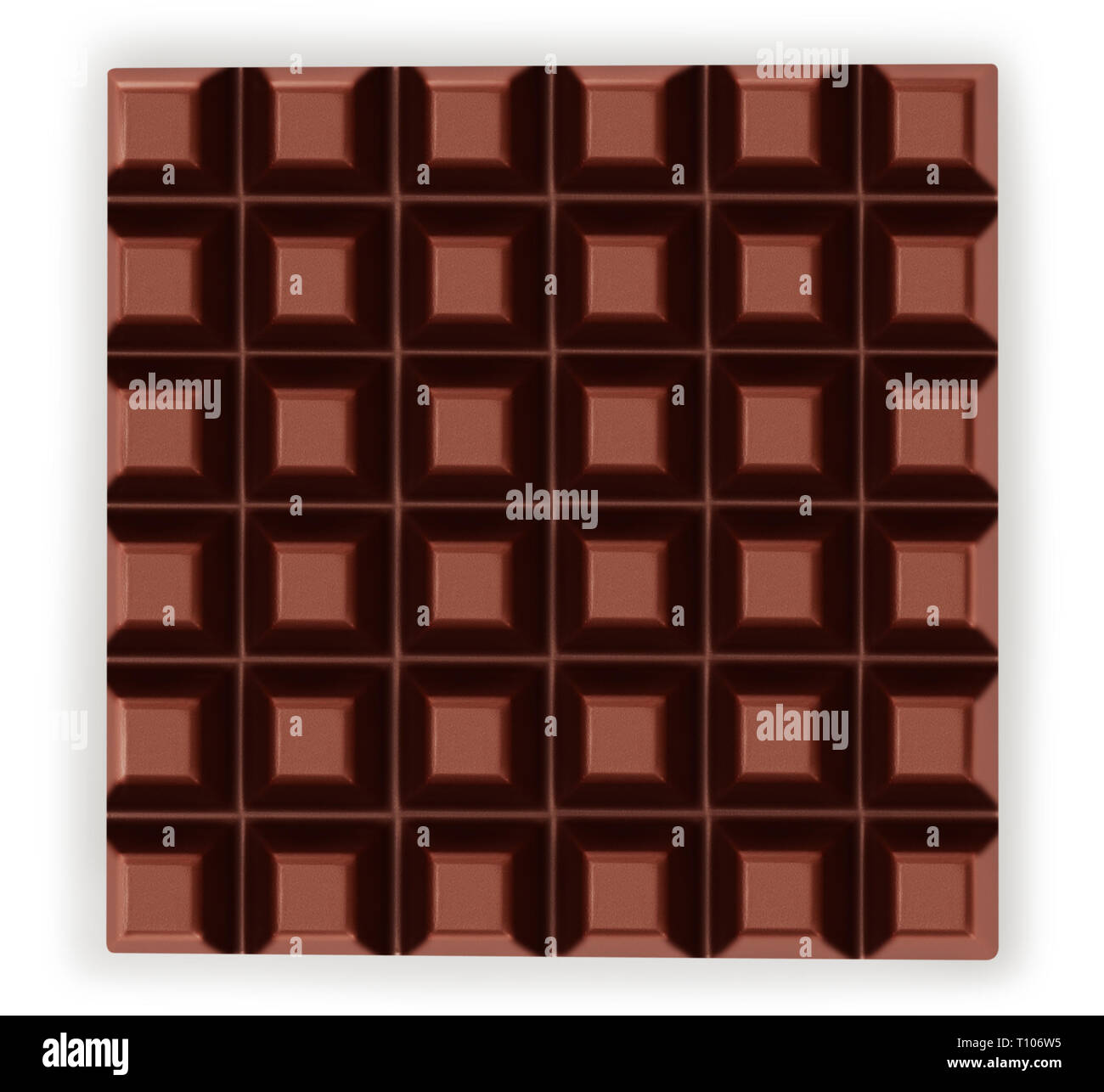 Dark chocolate bar isolated on white background close-up Stock Photo ...