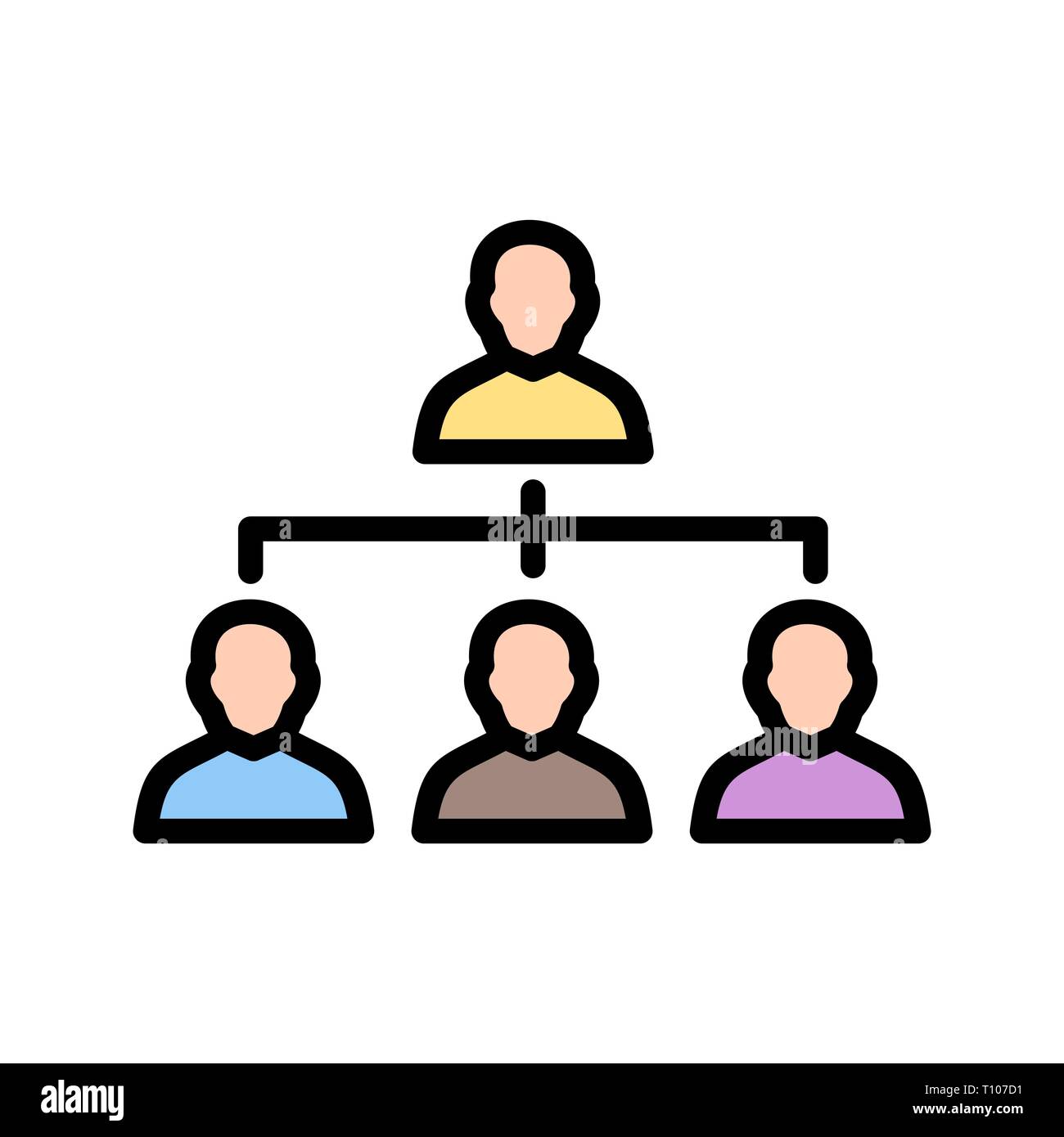 Illustration Organization Icon Stock Photo - Alamy
