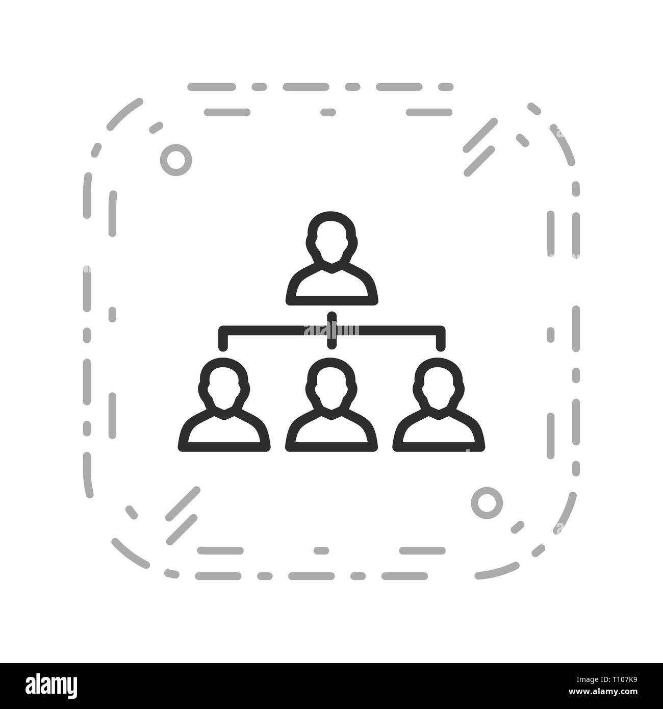 Illustration Organization Icon Stock Photo - Alamy