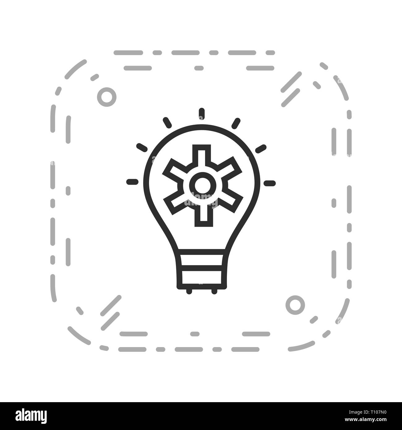 Illustration Strategy Icon Stock Photo - Alamy