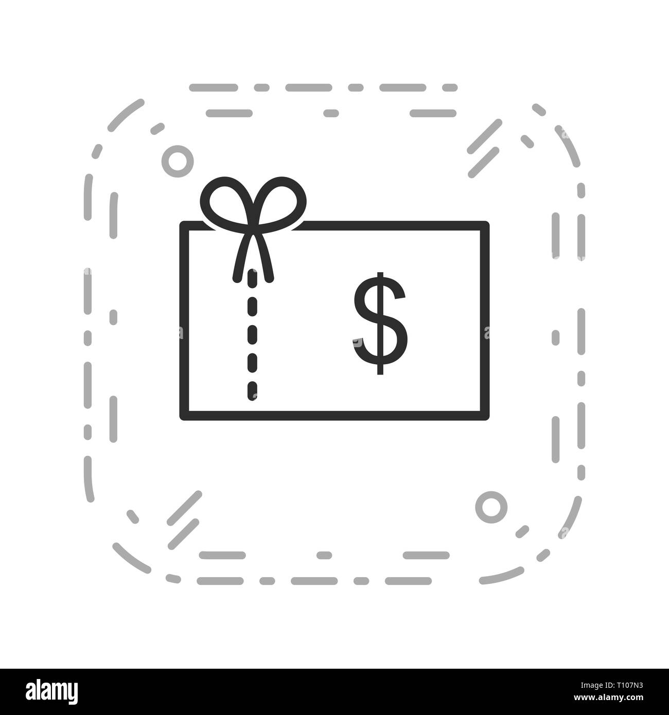 Illustration Voucher Icon Stock Photo - Alamy